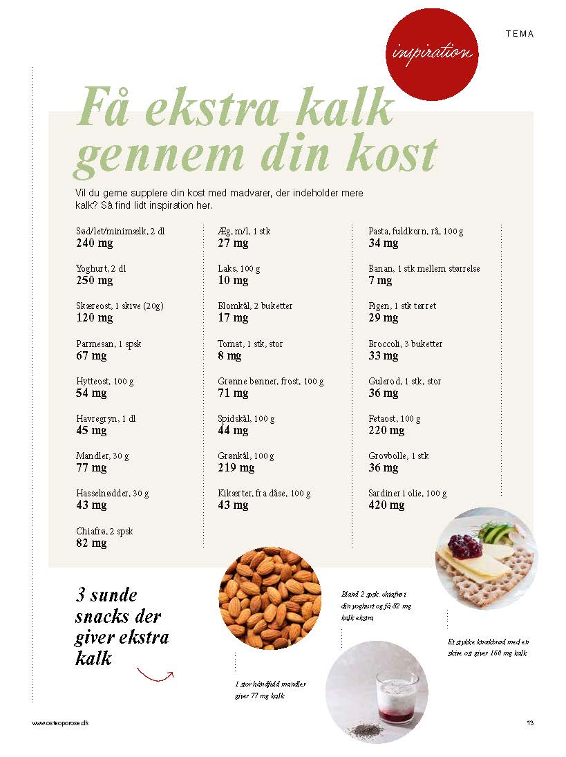 Alt om kalk og D-vitamin - Osteoporose.dk